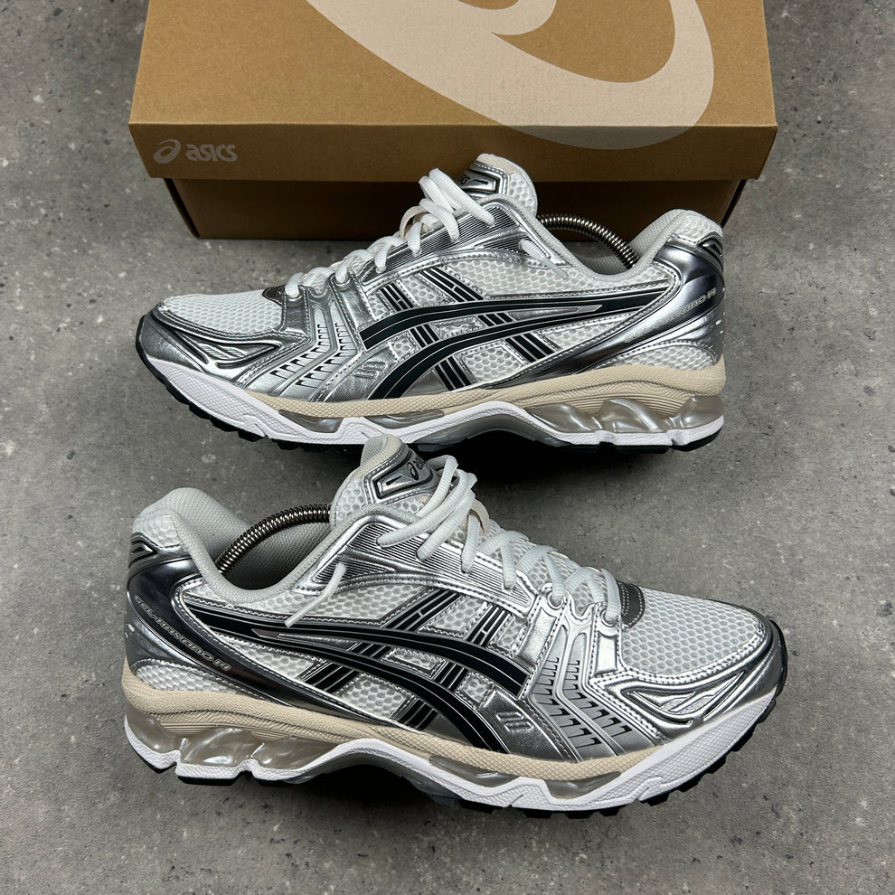 ASICS GEL KAYANO 14 WHITE GRAPHITE GREY – Evosportsuk