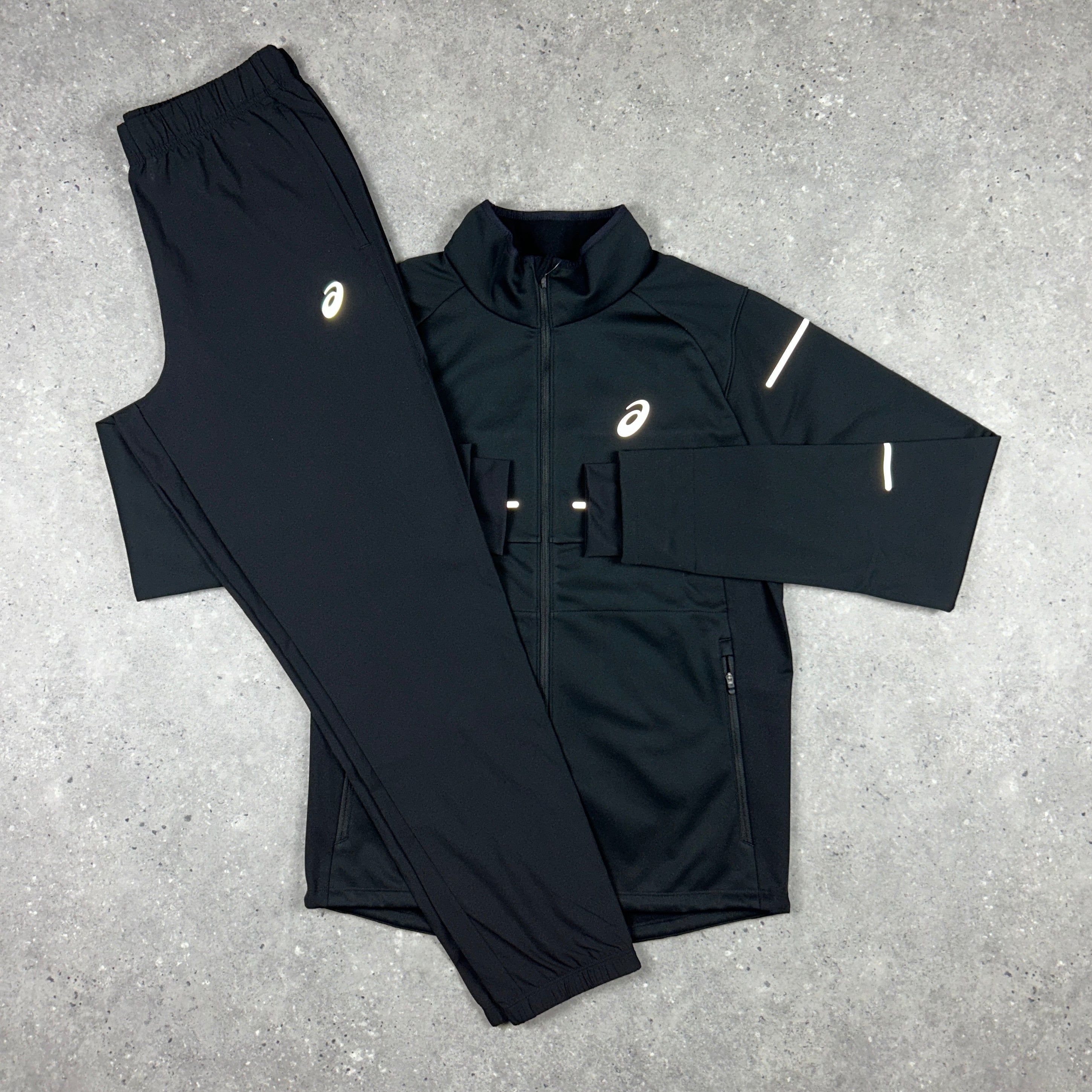 ASICS PERFORMANCE JACKET SET BLACK – Evosportsuk