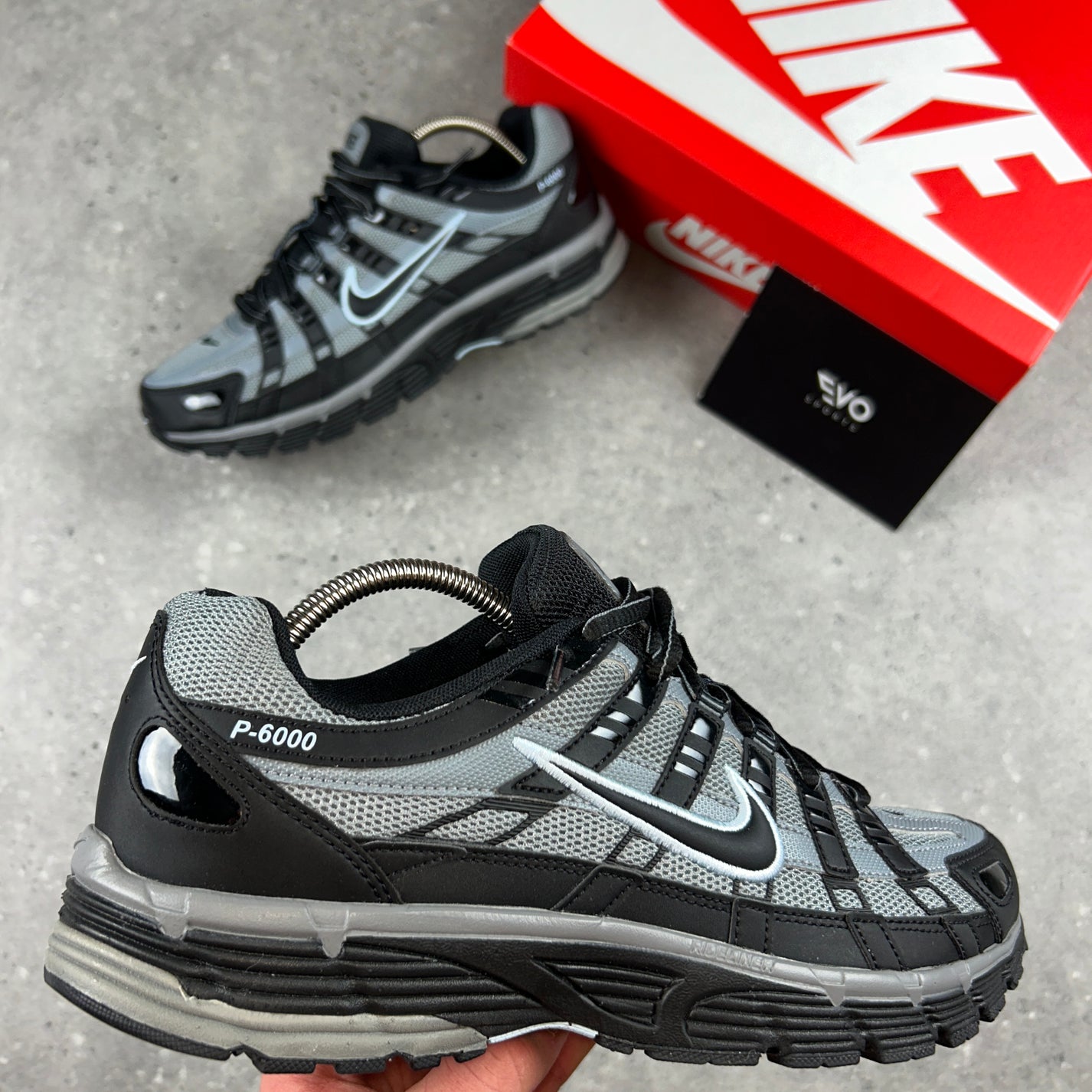 NIKE P6000 COOL GREY/BLACK – Evosportsuk