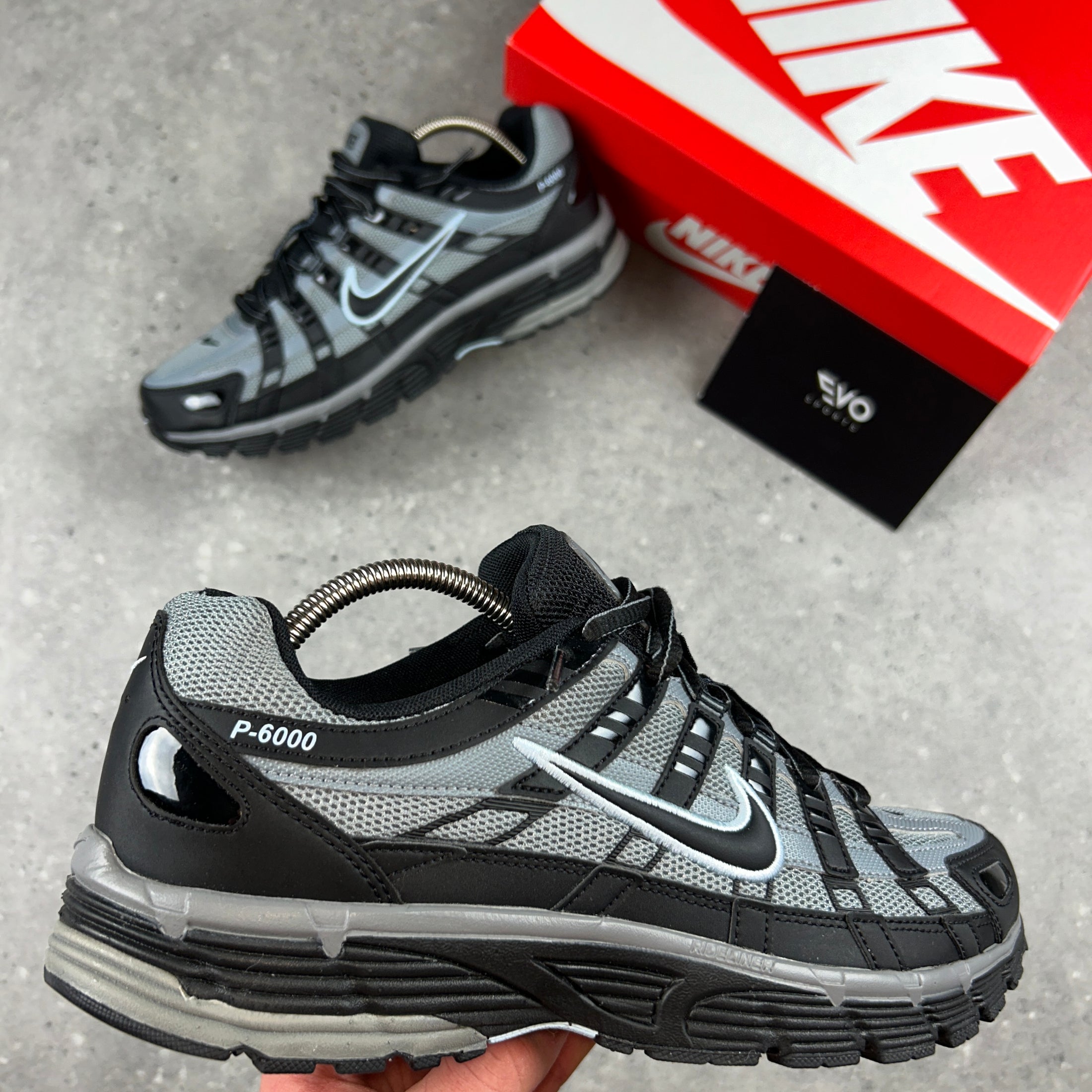 NIKE P6000 COOL GREY/BLACK – Evosportsuk